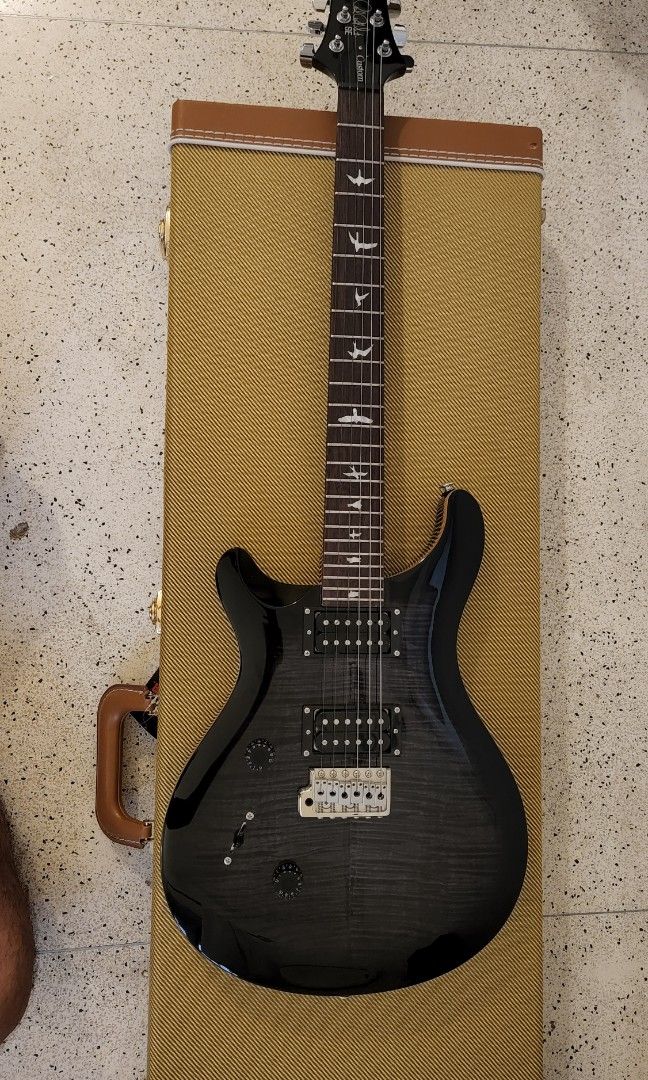 PRS SE Custom 24 electric guitar left handed, Hobbies & Toys, Music ...