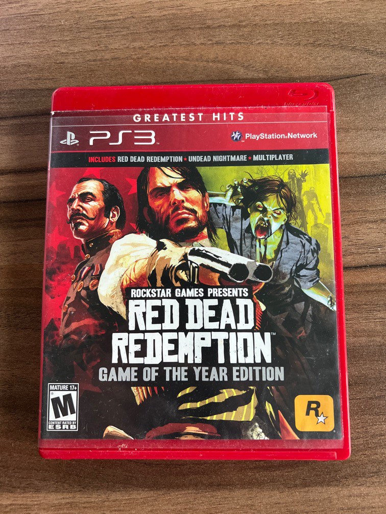 PS3 Red Dead Redemption Game of the Year Edition, Video Gaming, Video ...