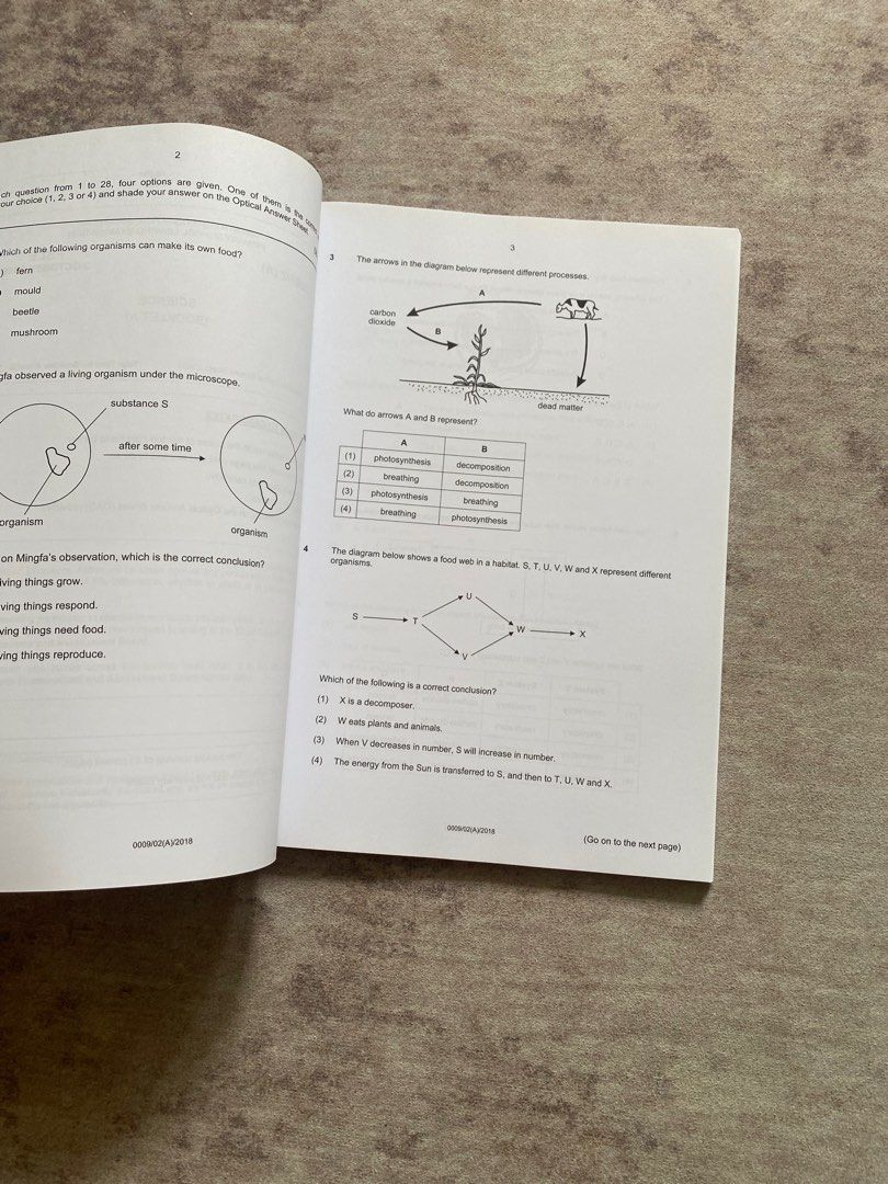 PSLE Science Exam Paper 2016~2018, Hobbies & Toys, Books & Magazines ...