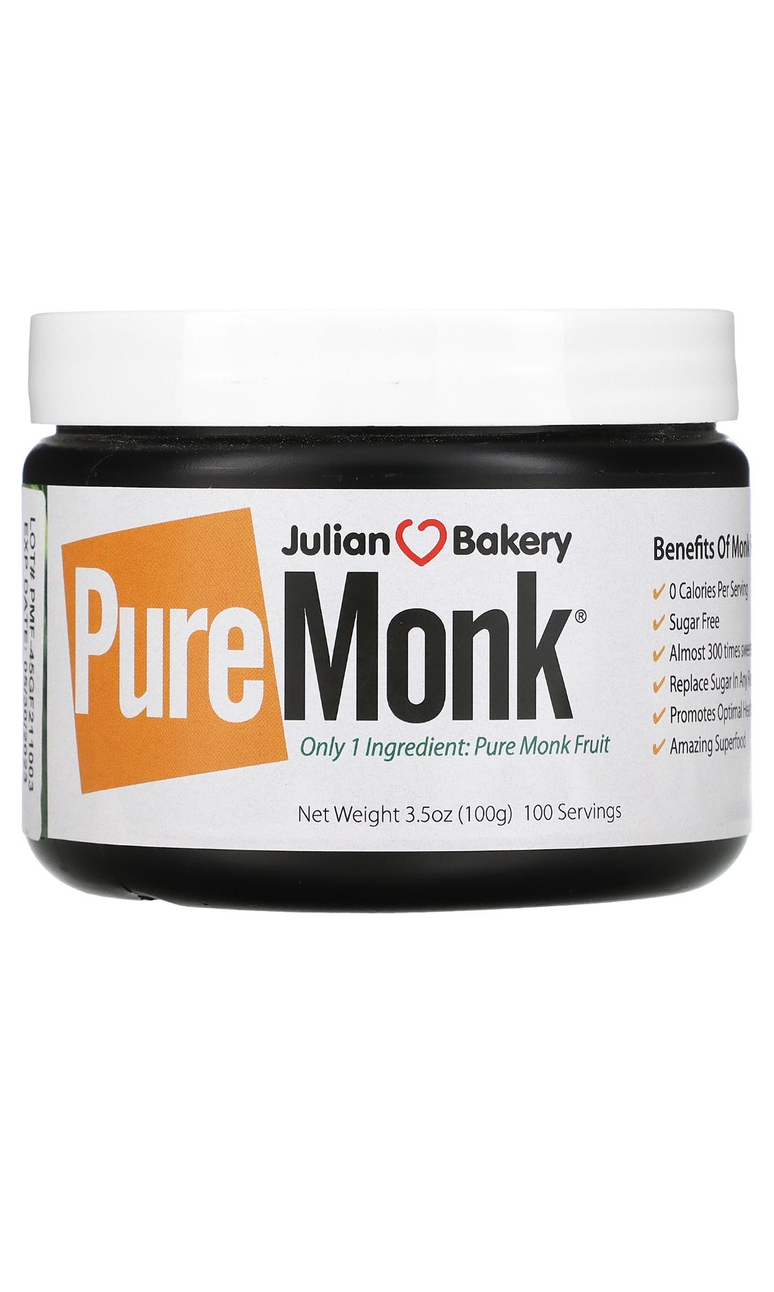 Pure Monk Fruit Powder Lohan Guo 100g Natural Sweetener, Health ...