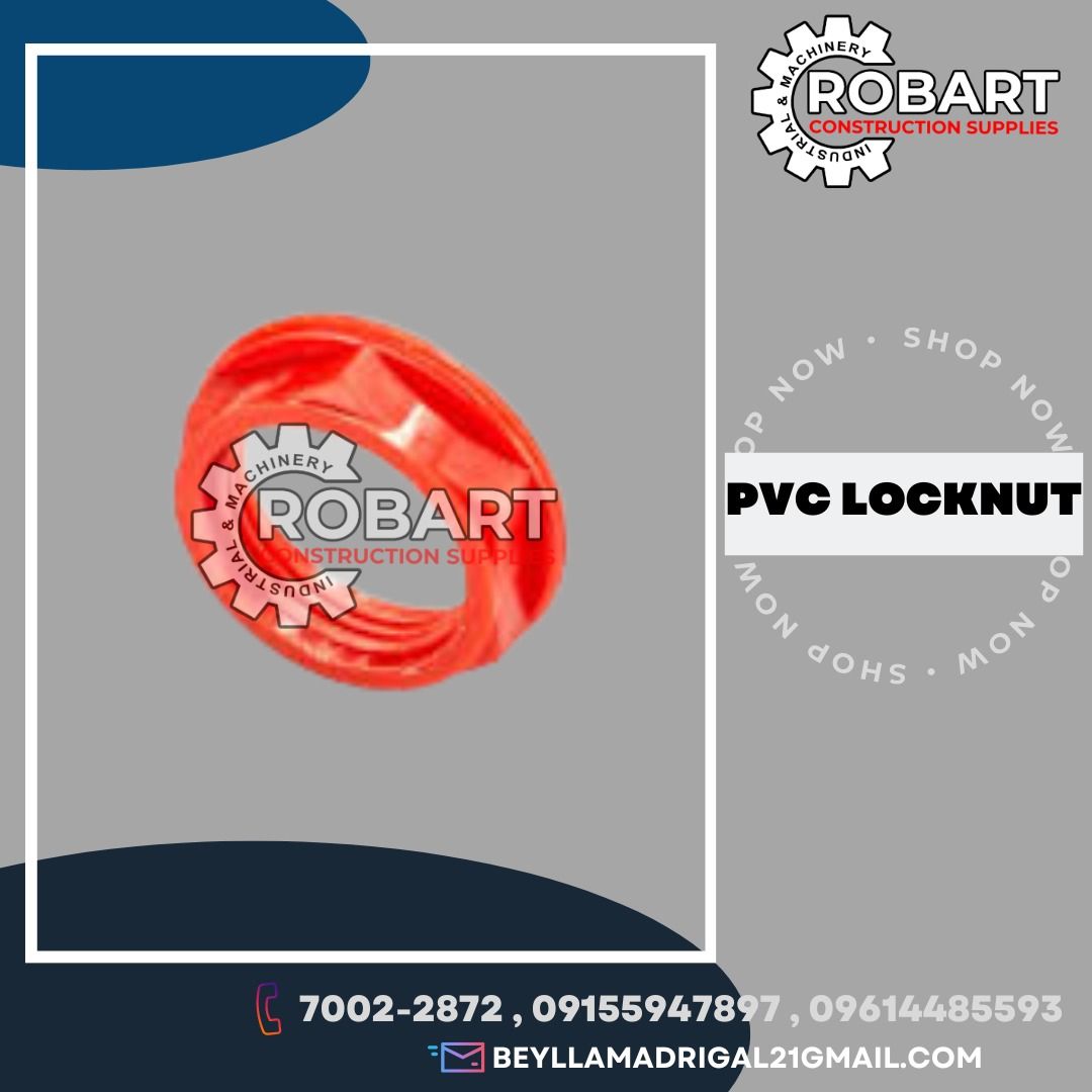 PVC Locknut, Commercial & Industrial, Construction Tools & Equipment on Carousell