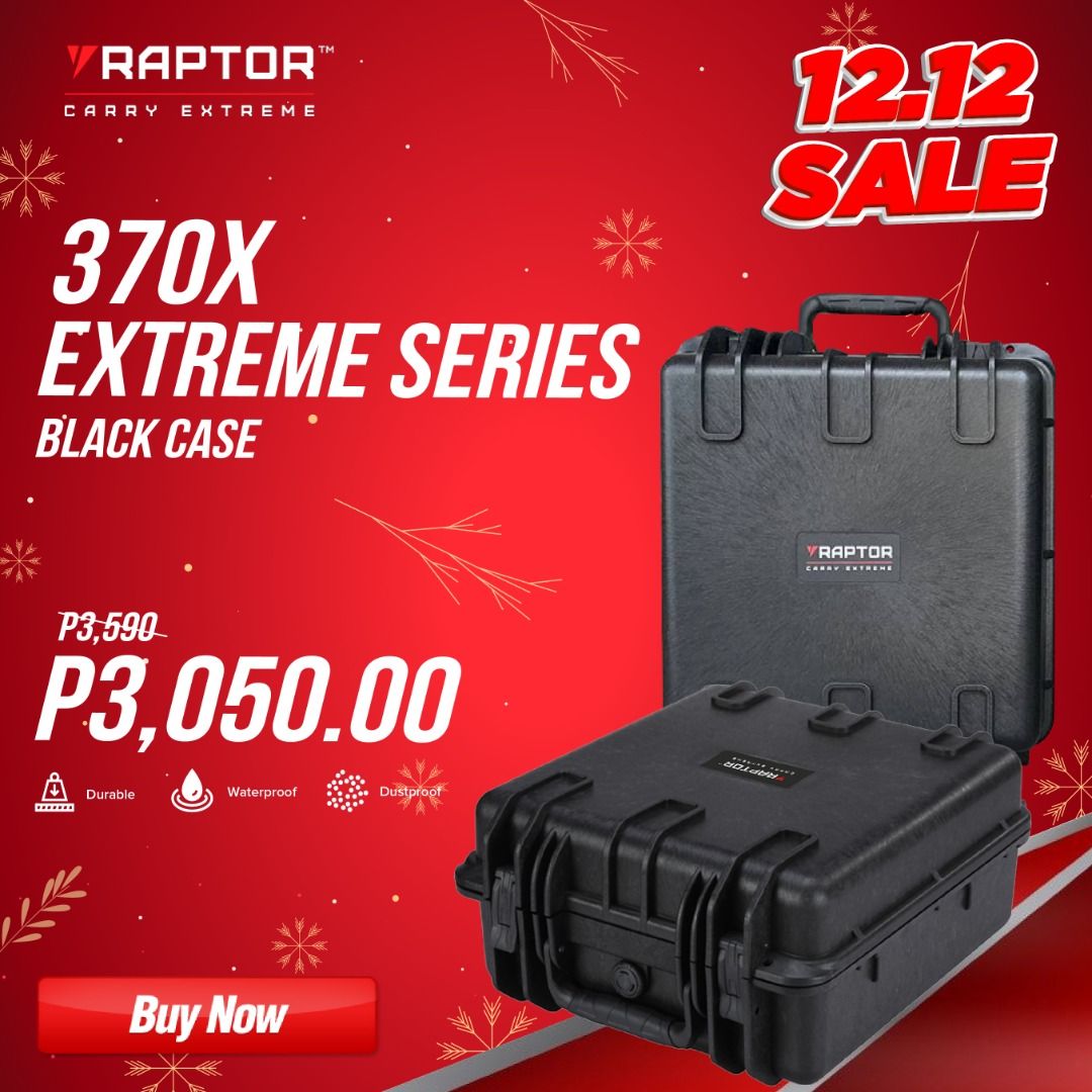 RAPTOR 370X EXTREME SERIES (BLACK CASE), Hobbies & Toys, Travel ...