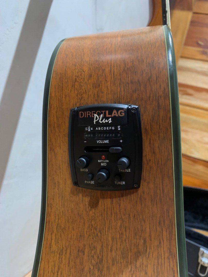 Rare LAG TRAMONTANE T100ASCE Folk Electro Acoustic Guitar with Hard ...