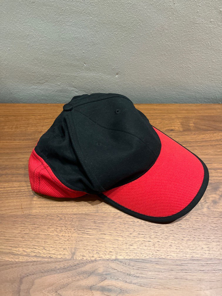 Red and Black Cap, Men's Fashion, Watches & Accessories, Caps & Hats on ...