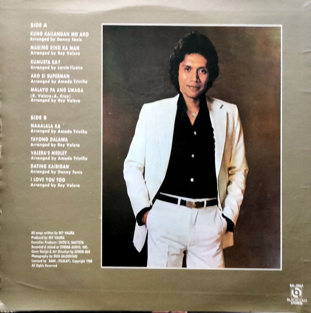 Rey Valera Greatest Hits LP Plaka, Hobbies & Toys, Music & Media ...