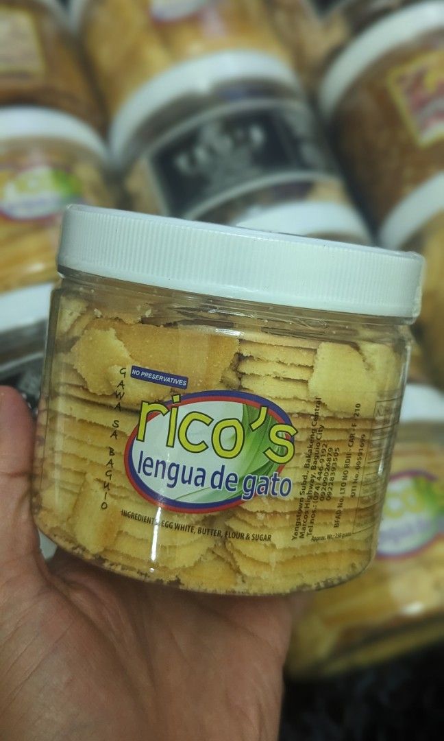 Rico's Lengua de Gato 250 grams, Food & Drinks, Packaged & Instant Food ...