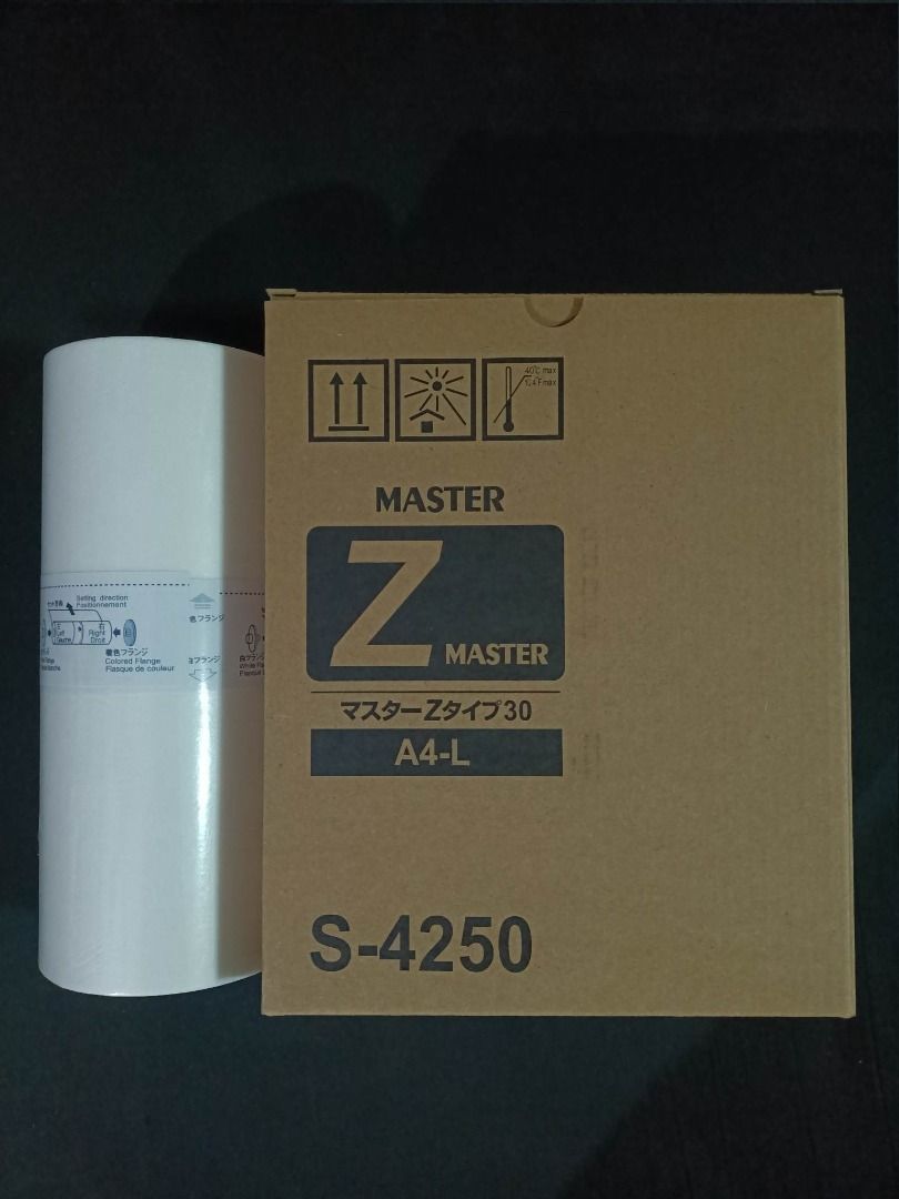 Riso Z type A4 master roll stencil S-4250 S4250 S-4250E, Computers ...