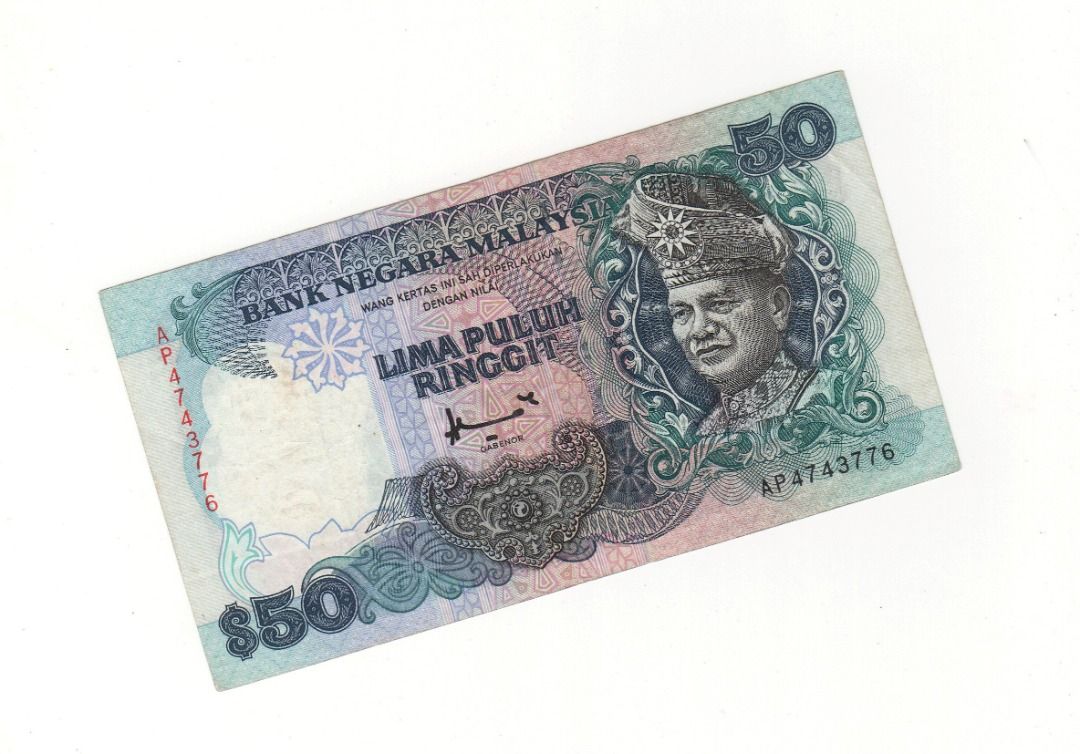 RM50 7th AP4743776 GVF Banknote Duit Lama, Hobbies & Toys, Collectibles ...