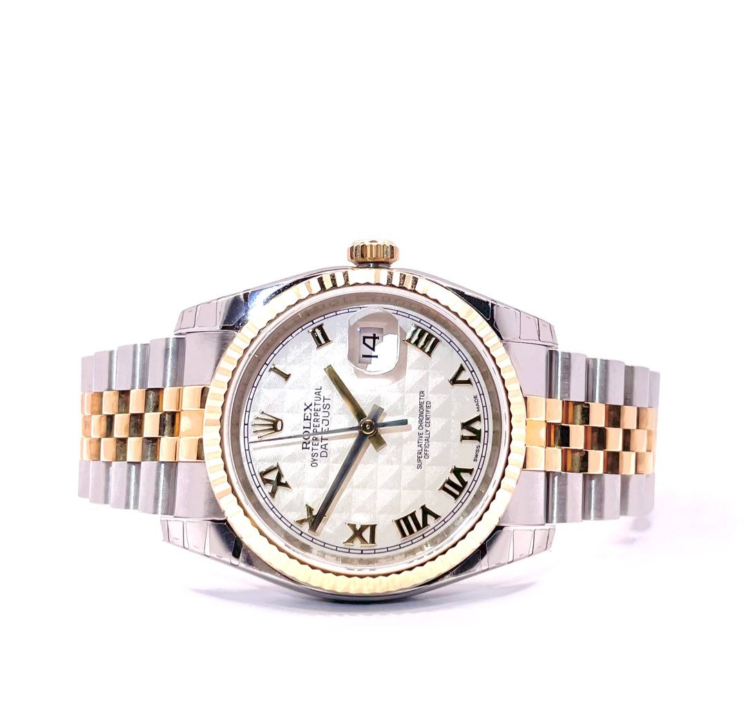 Rolex 116233 DateJust Pyramid Dial, Luxury, Watches on Carousell