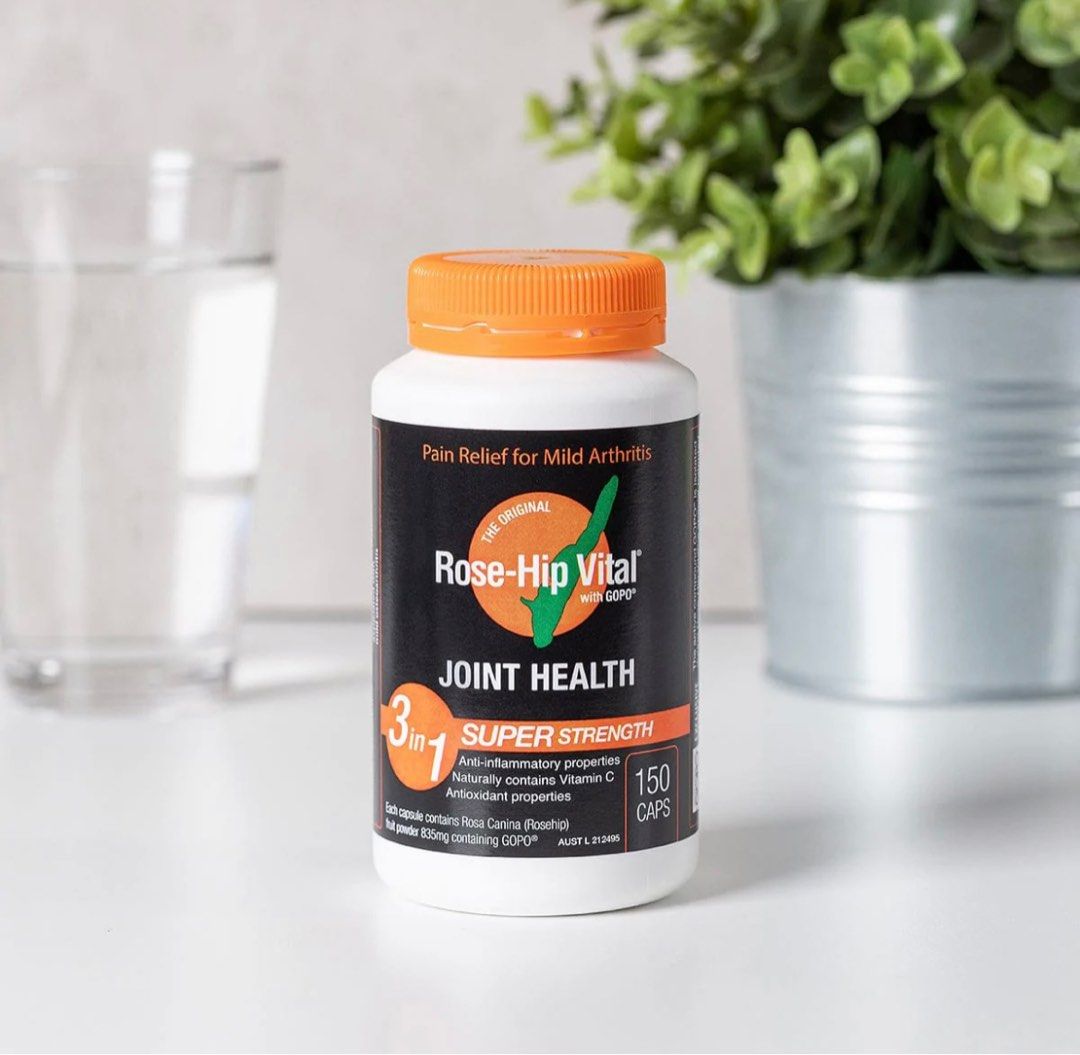 Rose Hip Vital Joint Health with GOPO 150 capsule, Health & Nutrition, Health Supplements ...