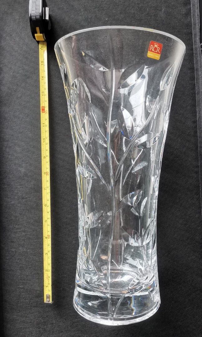 Vase Royal Crystal Rock, Crystal Italian laurus vase, Furniture & Home ...