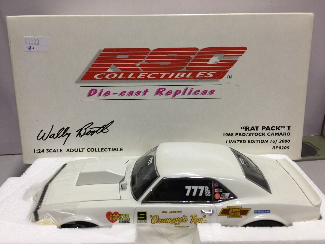 RSC 1/24 1968 PRO/STOCK CAMARO "RAT PACK" I RP0205 (SB11), 興趣及遊戲, 玩具 ...