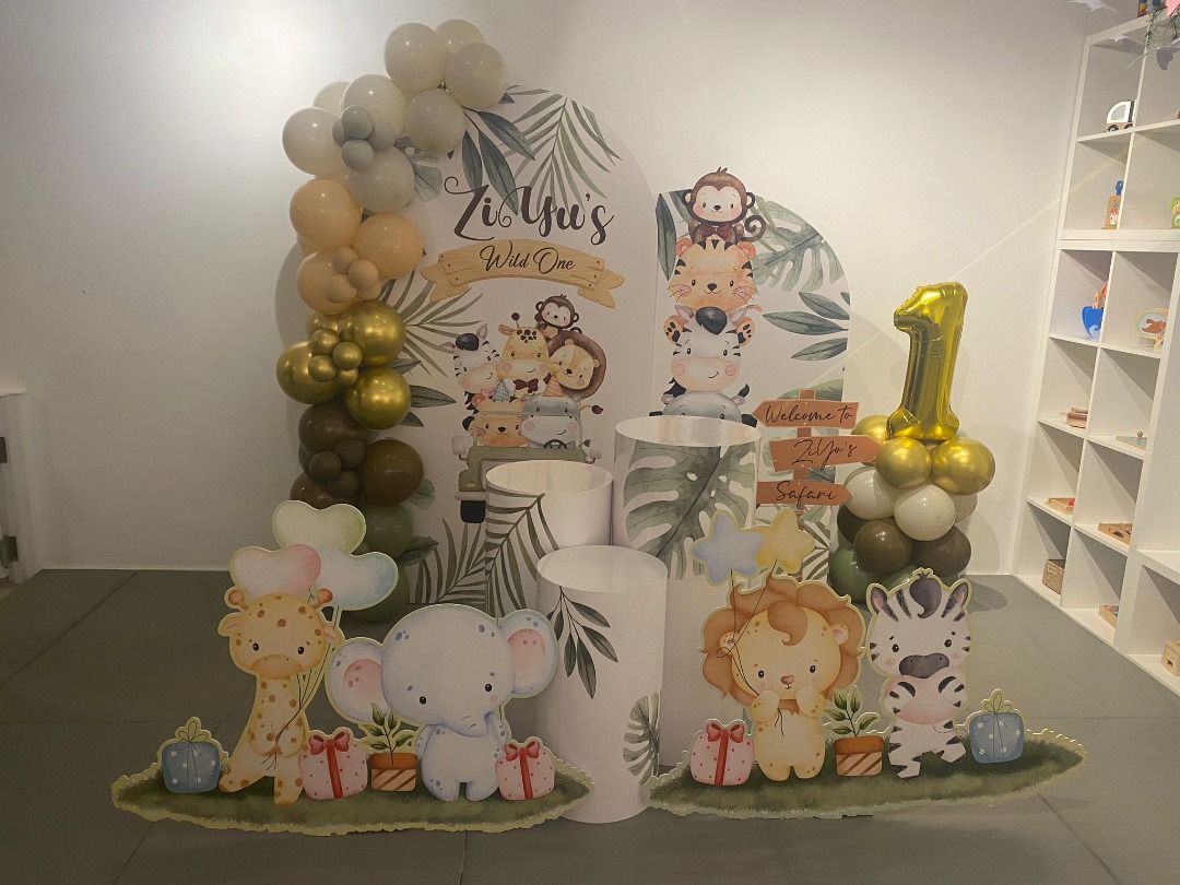Safari Theme Arch Board Package - Fully Customised Design & Theme From ...