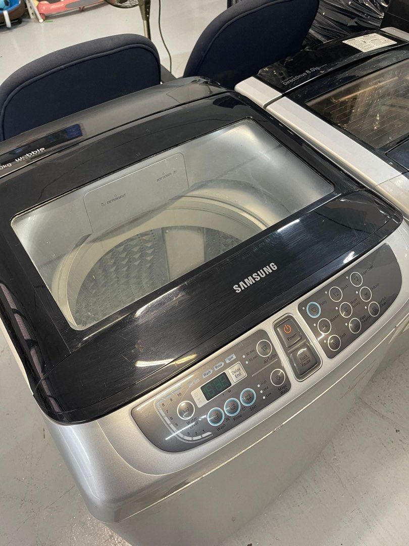 SAMSUNG 9KG TOP LOAD WA90F5S5 WASHING MACHINE CONDITION 8/10 $200 ...