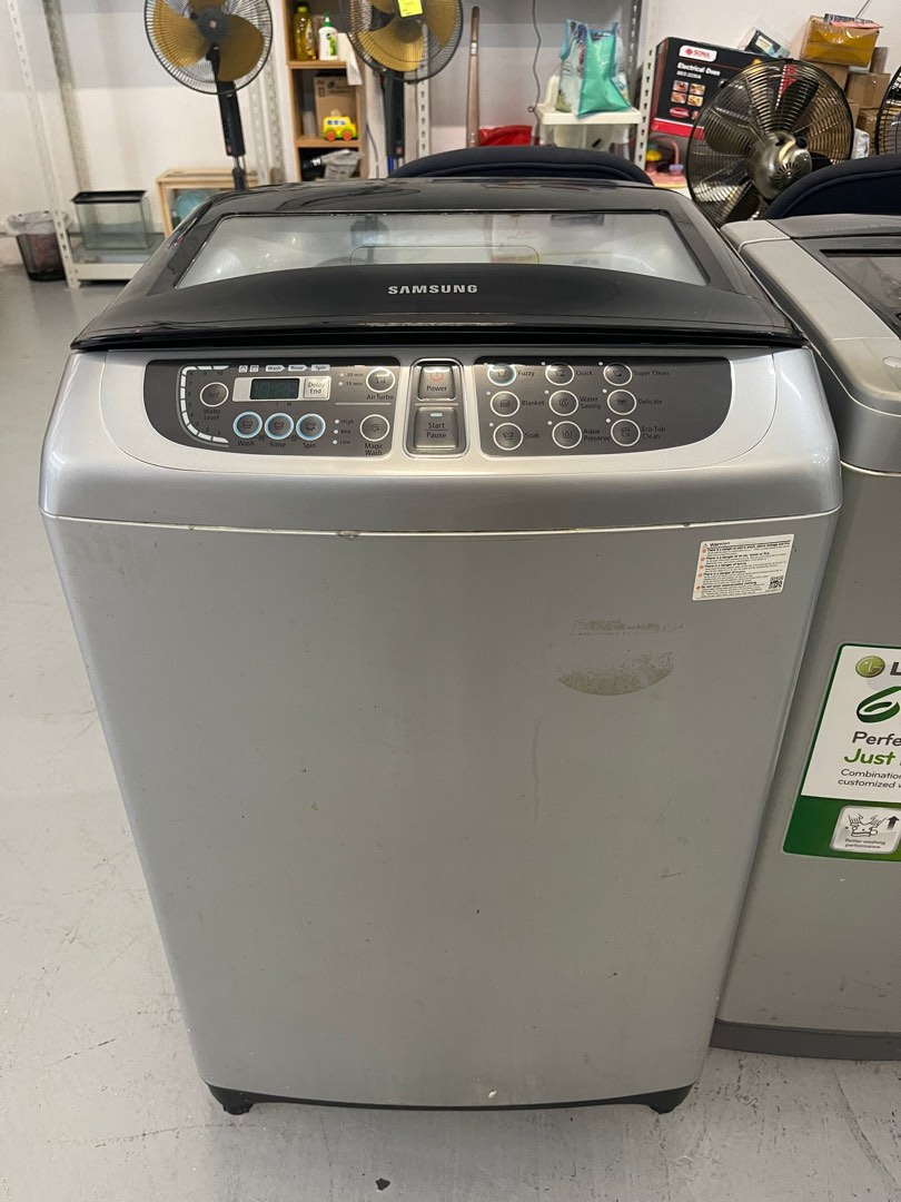 SAMSUNG 9KG TOP LOAD WA90F5S5 WASHING MACHINE CONDITION 8/10 $200 ...