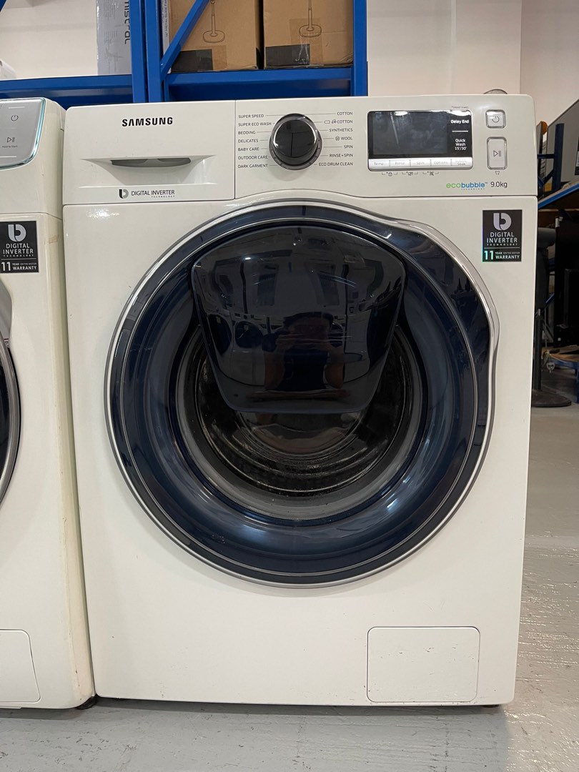 SAMSUNG WW90K6410QW ADDWASH FRONT LOAD WASHER (9KG) Condition 8/10 $400 ...
