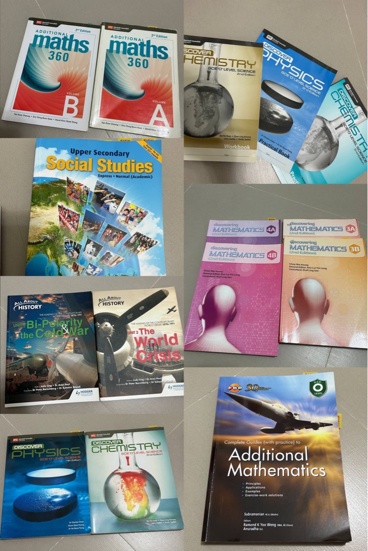 Secondary 4 school textbooks, Hobbies & Toys, Books & Magazines ...