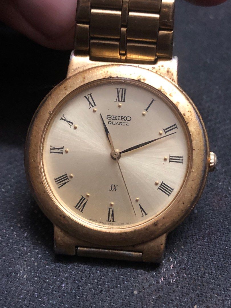 Seiko Quartz Sx V701-1KOO R1 junk, Men's Fashion, Watches & Accessories ...