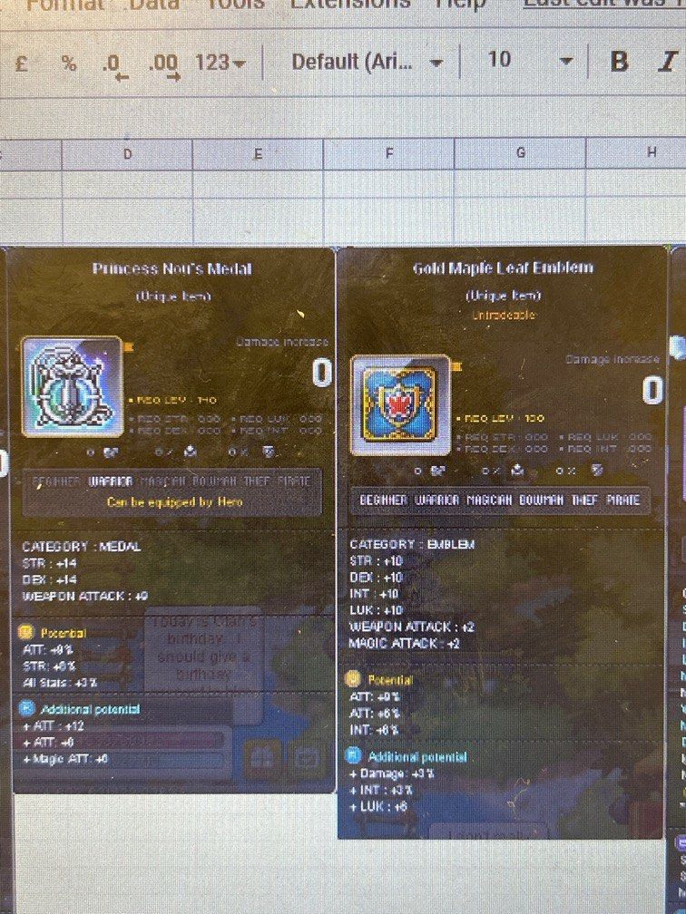 Selling Hero Maplestory Account (Aquila Server), Video Gaming, Video ...