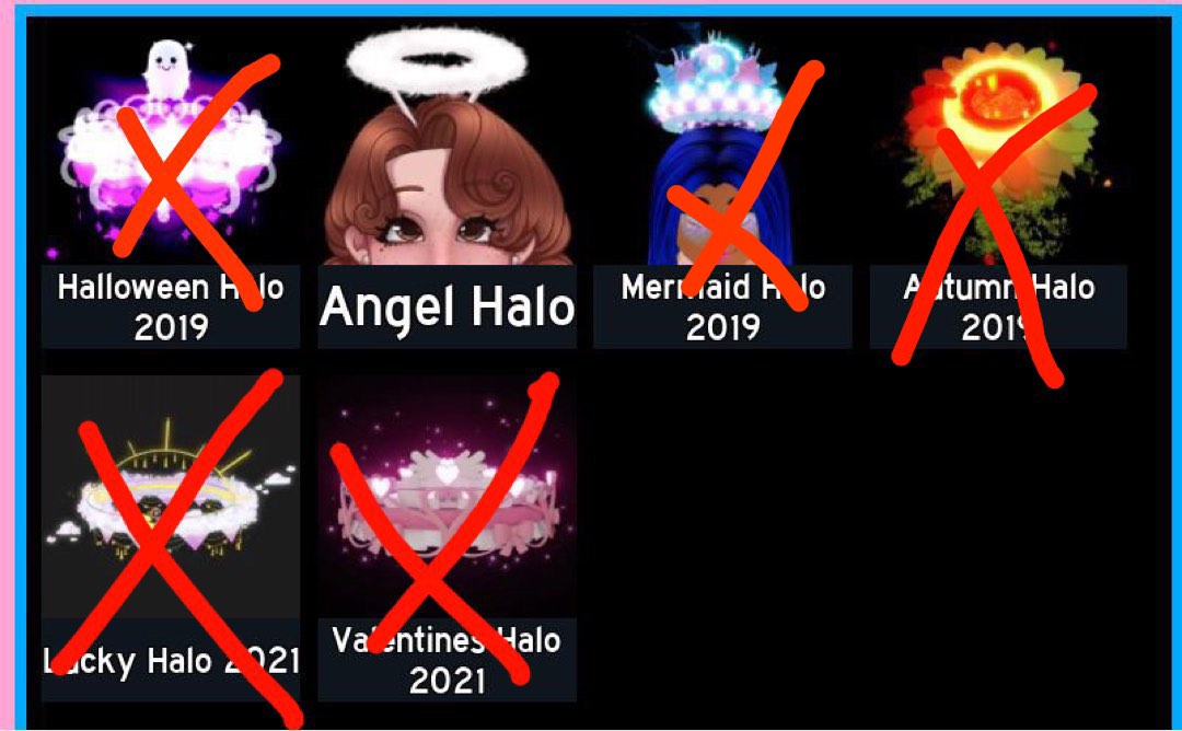 SELLING ROYAL HIGH HALOS FOR SGD, Video Gaming, Gaming Accessories, In ...