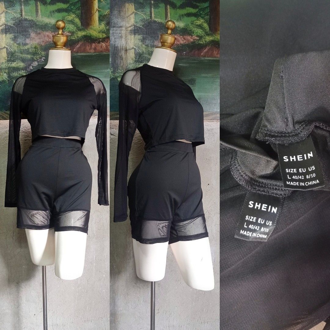 Shein Swimming set Rashguard, Women's Fashion, Swimwear, Bikinis ...