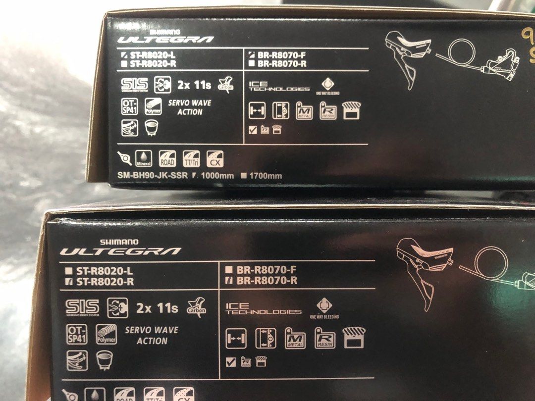 Shimano ultegra R8020 shifter/caliper set, Sports Equipment, Bicycles ...