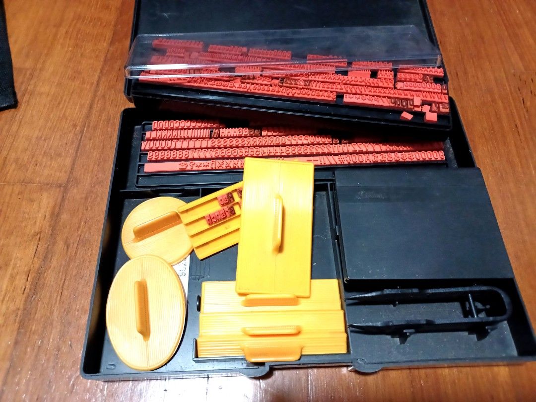 Shiny Printing Rubber Stamp/Chop Kit S-200, Hobbies & Toys, Memorabilia ...