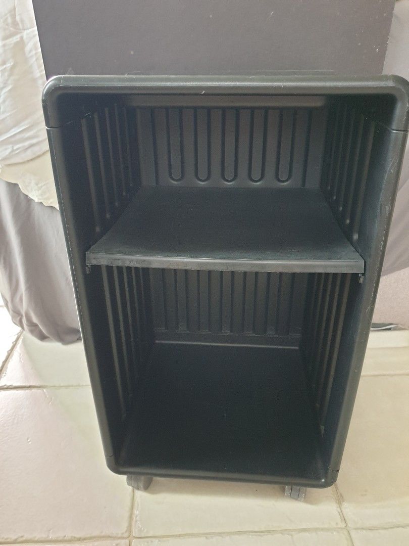 Plastic Modern Design Side/Under office Desk Side Cubby Table ...