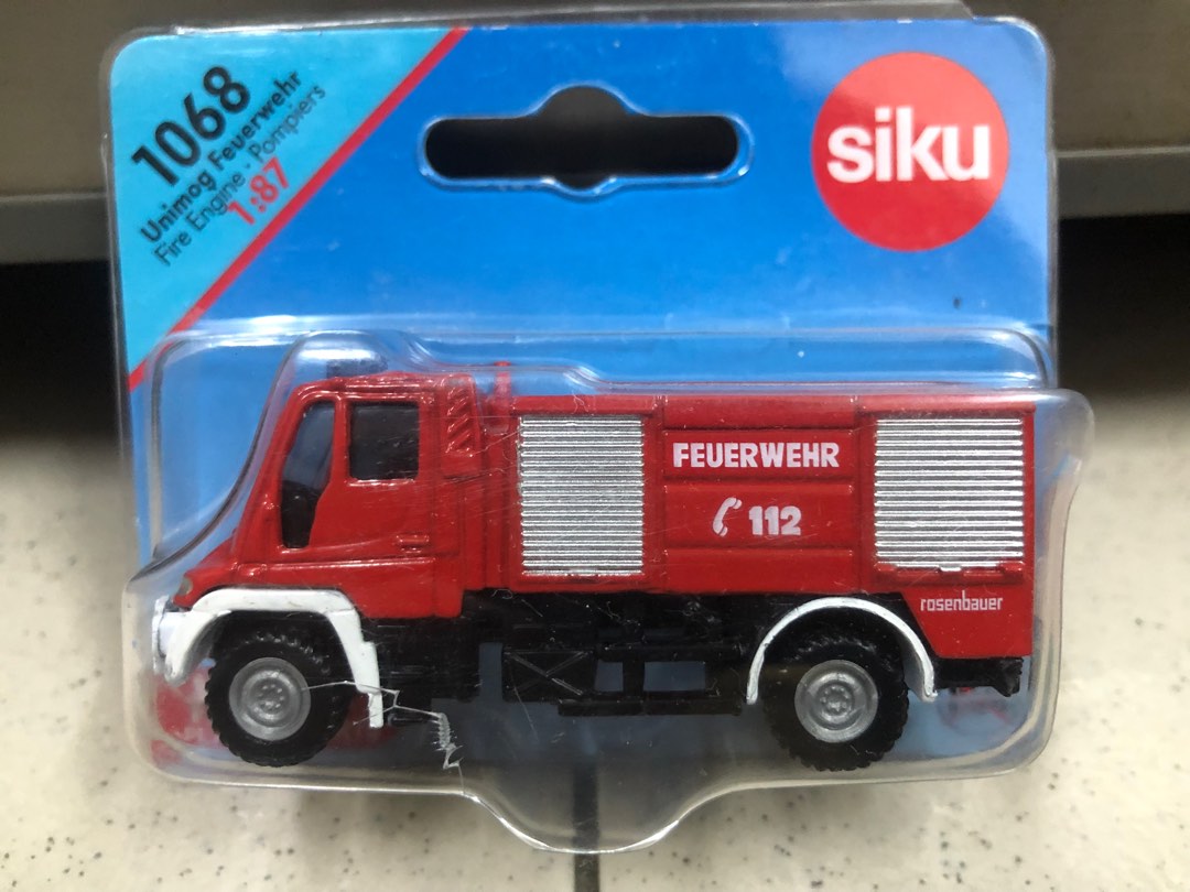 Siku Unimog Feuerwehr / Fire Engine, Hobbies & Toys, Toys & Games on ...