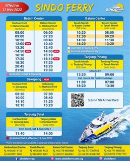 Batam Horizon Fast Ferry - 02 Ways Return Ferry Ticket to Harbour Bay ...
