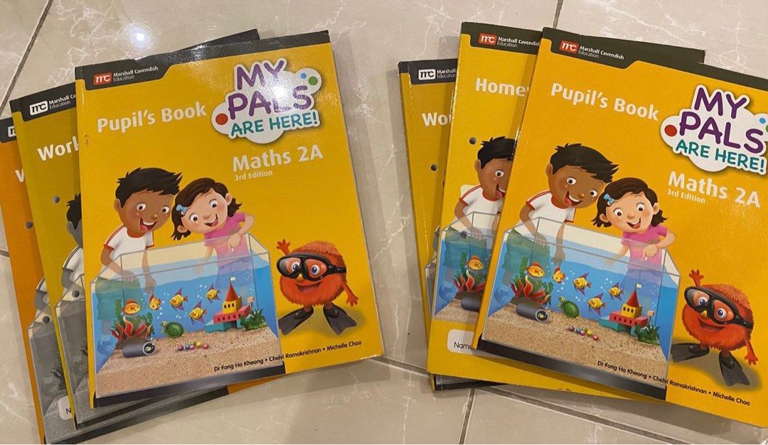 Singapore math my Pals level 2B (whole set), Hobbies & Toys, Books ...