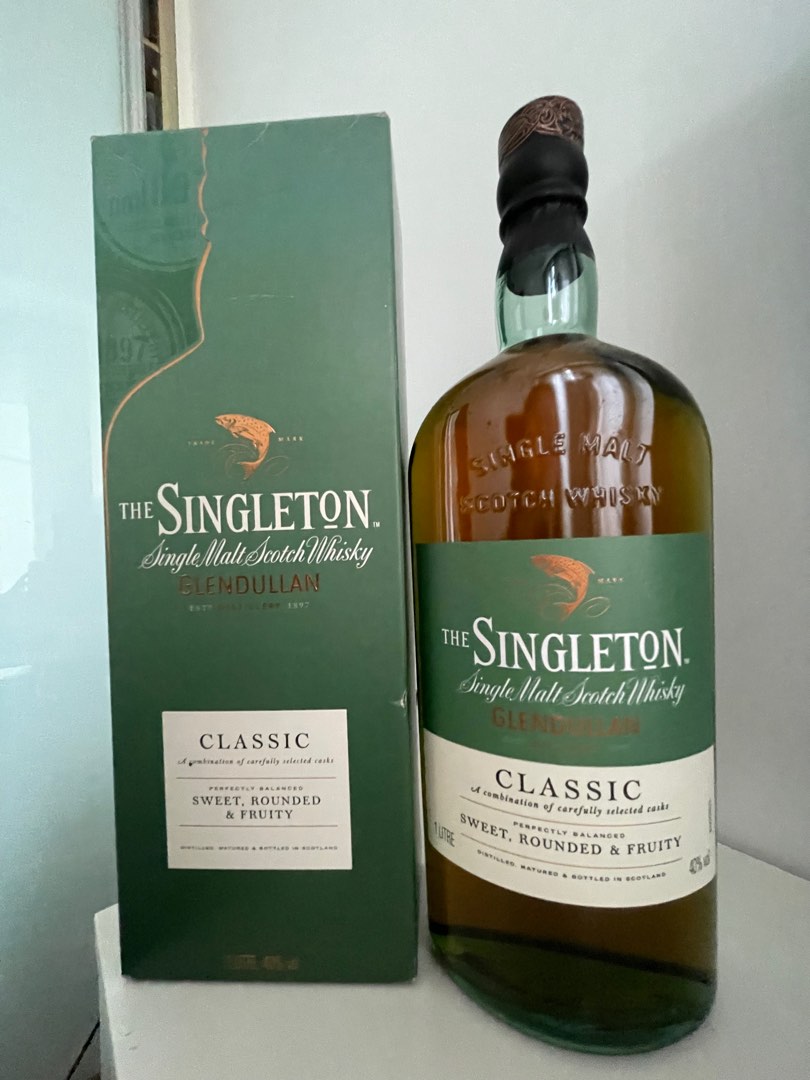 Singleton of Glendullan Classic 1000ml Travel Retail Exclusive, Food & Drinks, Alcoholic ...