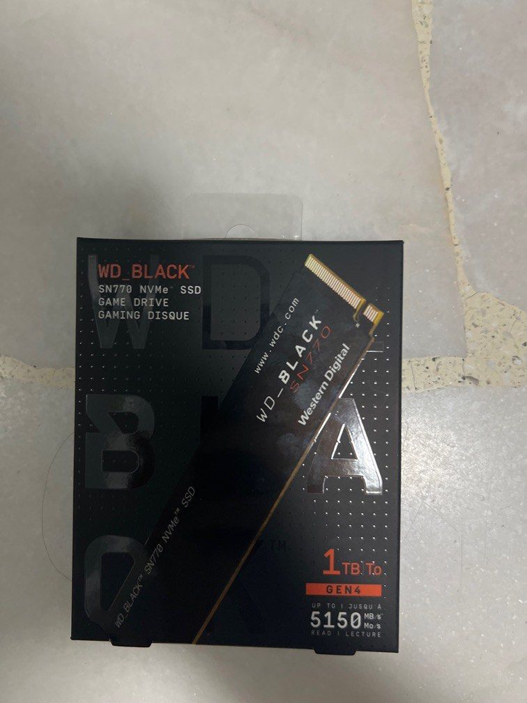 SN770 1TB NVME M2 GEN 4 SSD Western Digital WD Black, Mobile Phones ...