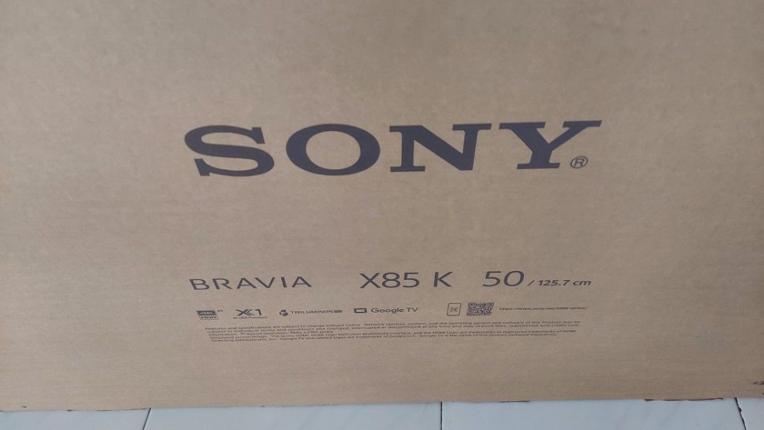 Sony Bravia 2022 series X85K 50in 4K UHD TV with Bravia Core., TV ...