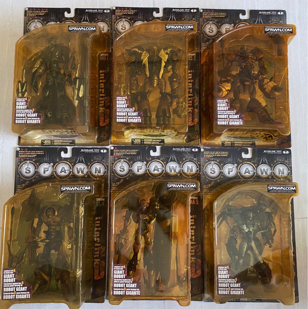 Spawn Giant Robot Set Of 6 Hobbies And Toys Toys And Games On Carousell