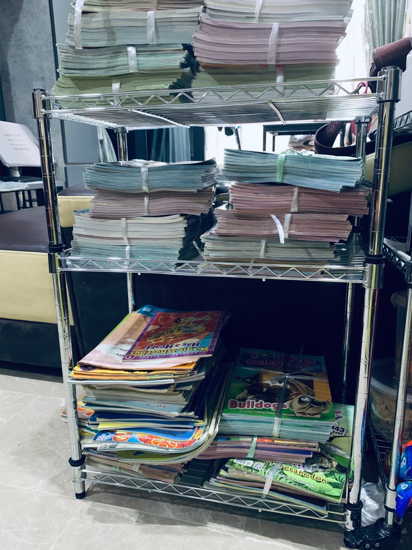 Stainless steel short rack, Furniture & Home Living, Furniture, Shelves ...