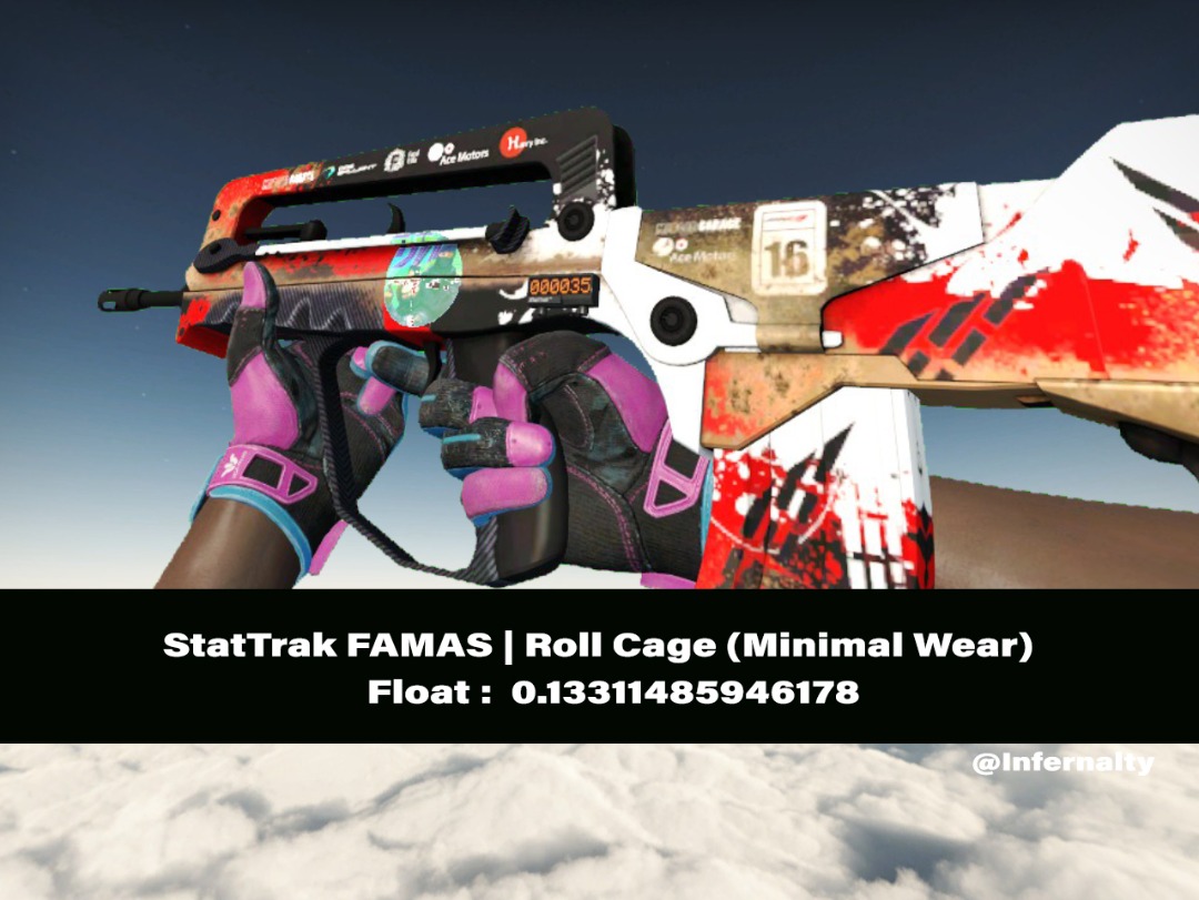 StatTrak Famas Roll Cage MW CSGO SKINS KNIVES, Video Gaming, Gaming Accessories, In-Game ...