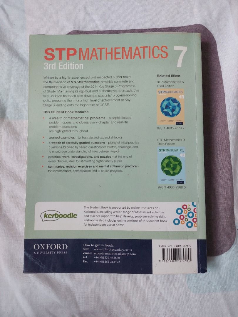 STP MATHEMATICS 3RD Edition (7), Hobbies & Toys, Books & Magazines ...