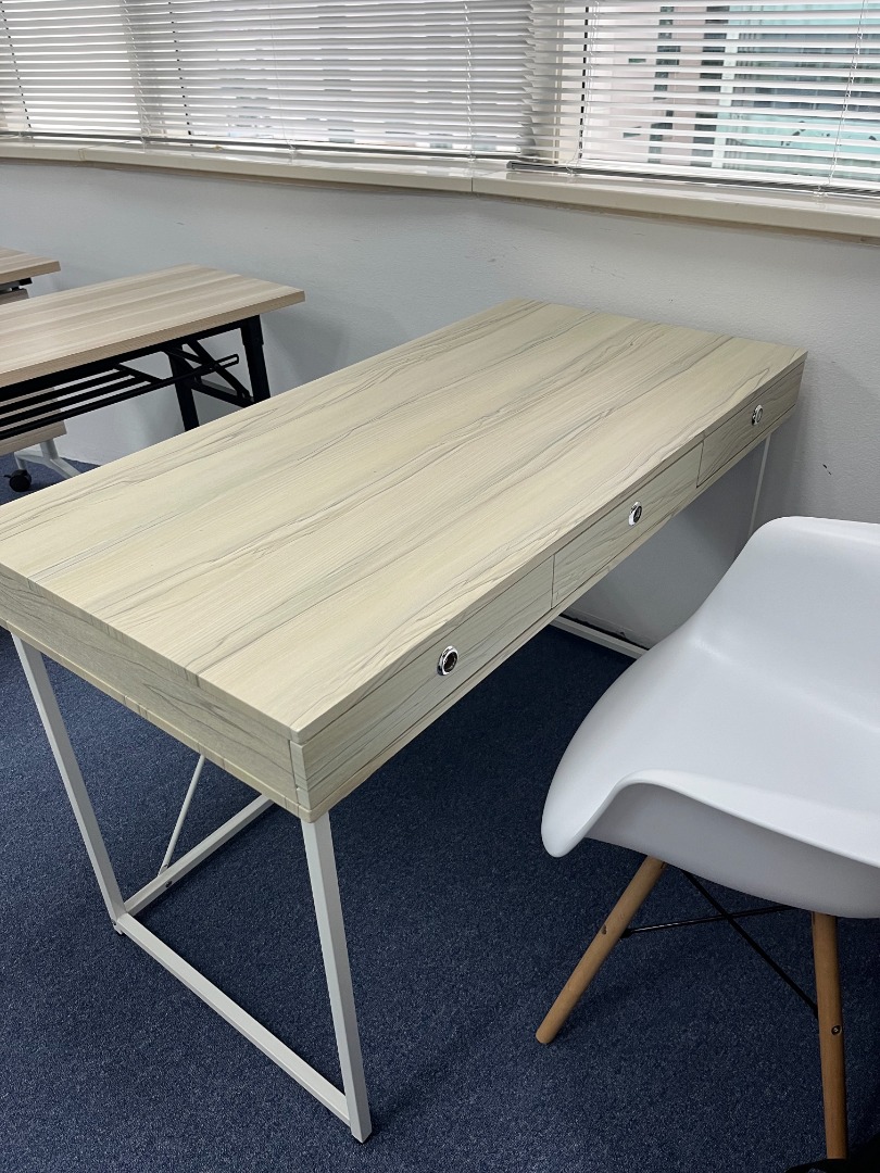 Study Table (Light Ash Color) x 10, Furniture & Home Living, Furniture ...