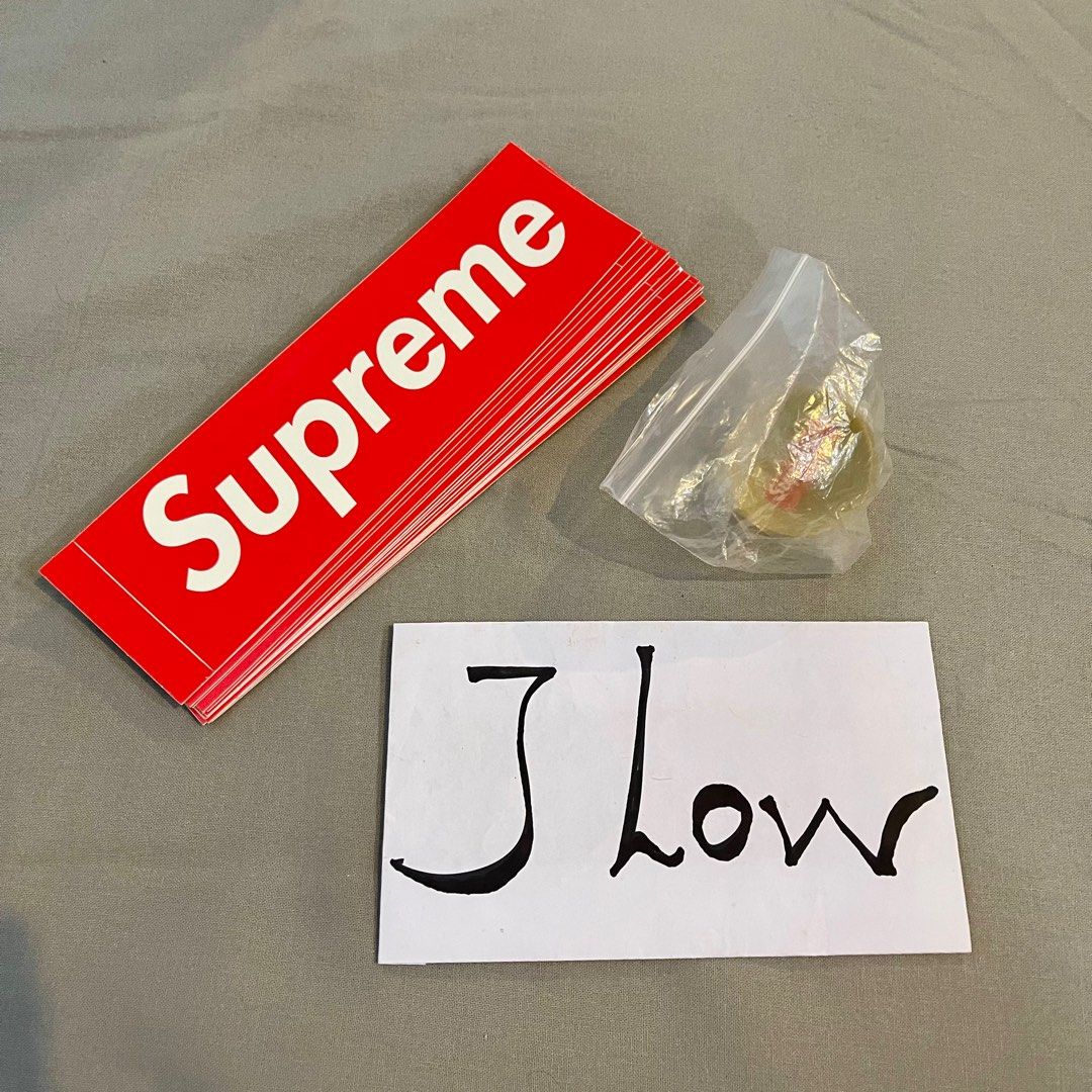 Supreme stickers and bouncy ball, Hobbies & Toys, Toys & Games on Carousell