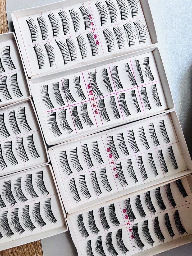 Taiwan lashes 7boxes, Beauty & Personal Care, Face, Makeup on Carousell