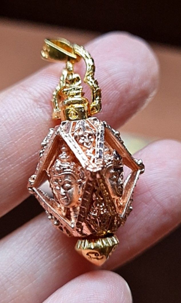 Thai amulet locket phra prom 4 faces Buddha, Prom Maha Sombat edition ...