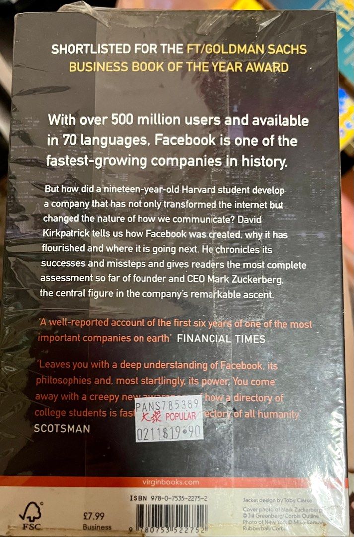 The Facebook effect: The Real Inside Story of Mark Zuckerberg And The ...