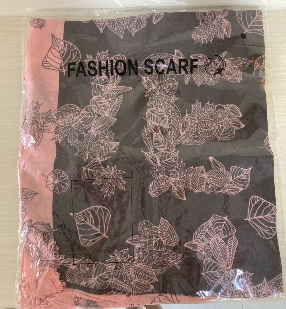 The Station Scarf, pink, big, Women's Fashion, Watches & Accessories ...