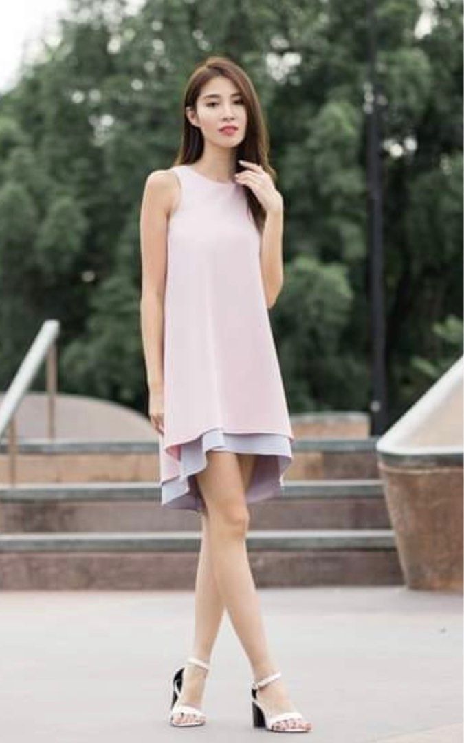 The Thread Theory The Signature Theory Reversible Dress in Mauve/Lavender, Women's Fashion ...