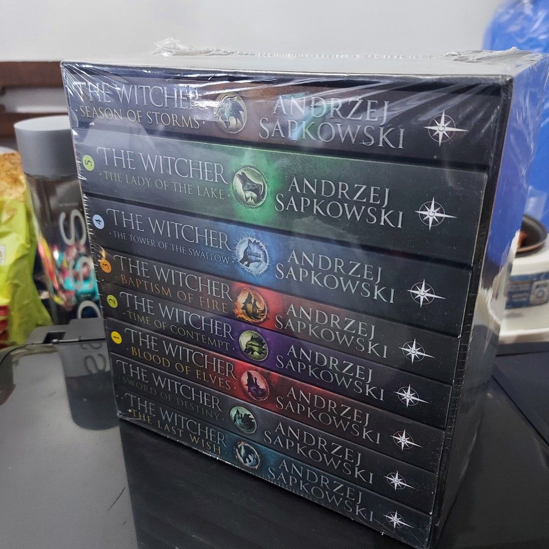THE WITCHER 8-PCS BOOK SET, Hobbies & Toys, Books & Magazines, Fiction & Non-Fiction on Carousell
