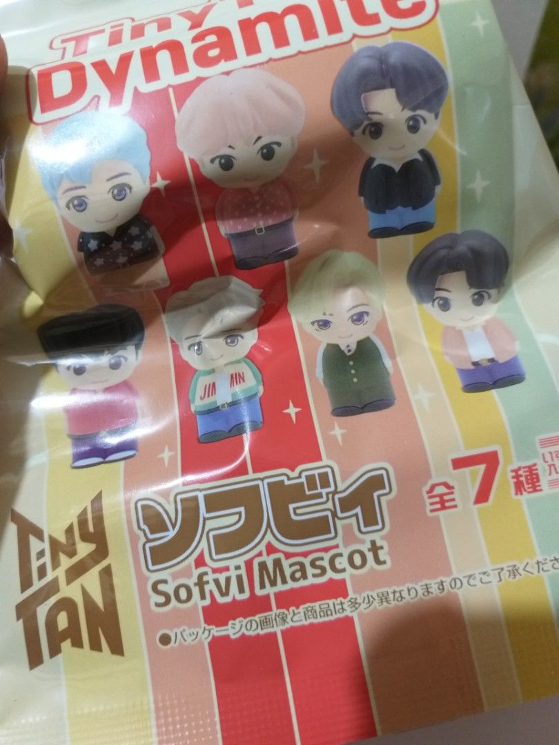 TinyTan Dynamite sofvi mascot collectible Figure BTS merchandise Japan army RM jungkook Jimin ...