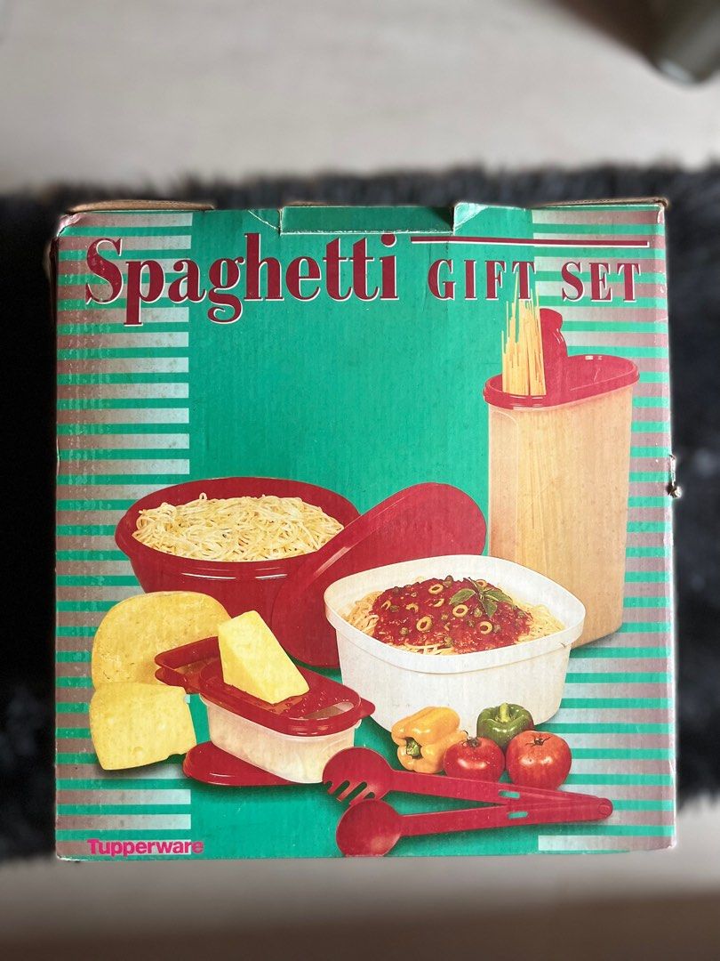 Tupperware Spaghetti Gift Set, Furniture & Home Living, Kitchenware ...