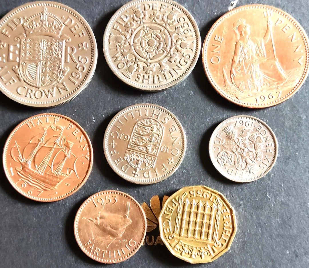 UK Elizabeth Old Coin 1955-1967, Hobbies & Toys, Memorabilia ...