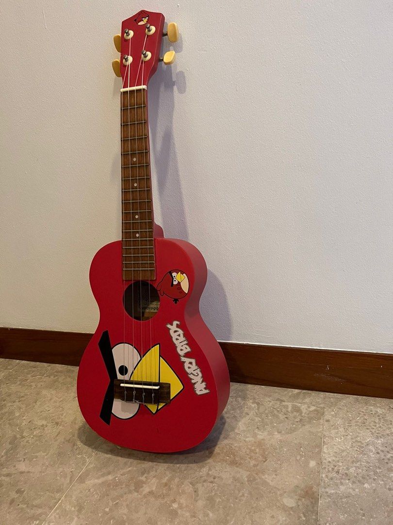 Ukulele - Angry bird design, Hobbies & Toys, Music & Media, Musical ...